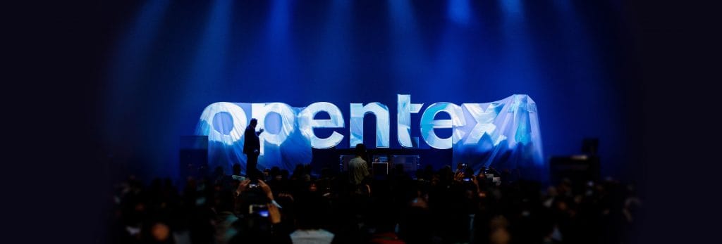 Opentext new logo reveal | Indigo Events Photography & Videography